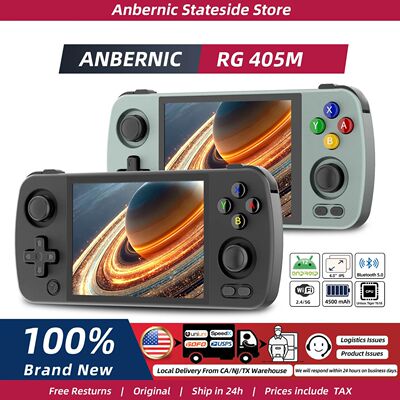 ANBERNIC RG405M Metal Handheld Game Console Android 12 Syste