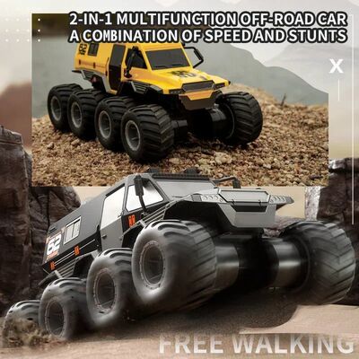 JJRC Q137 8WD RC Car 2.4G Amphibious 8 Wheel Remote Control