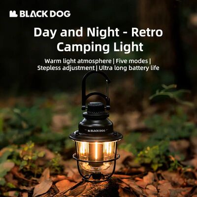 Black Dog Outdoor Vintage Camping Lights Extra Long Life Lig