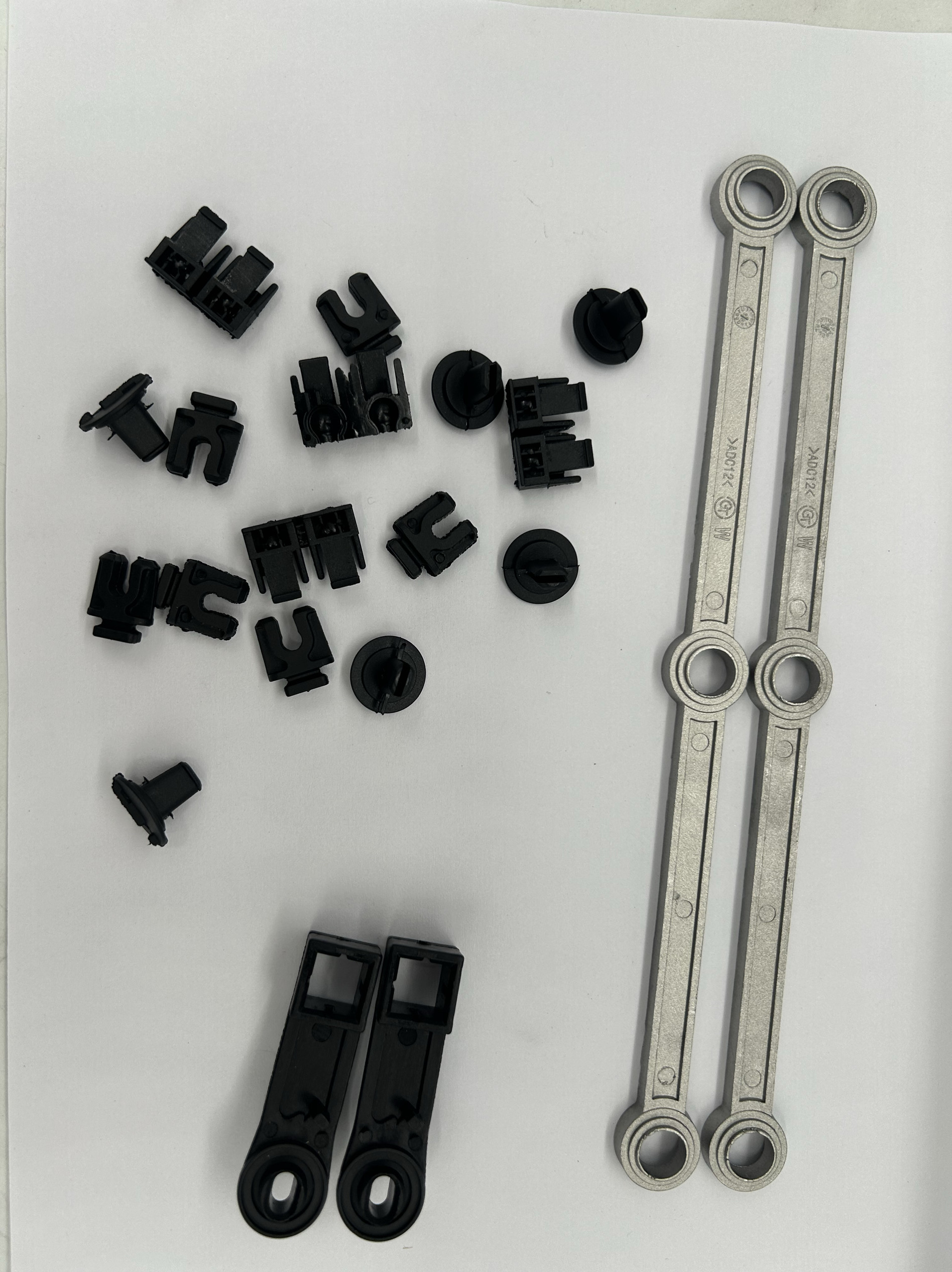 适用于奔驰OM642进气歧管修理包 铝合金进气支管连杆维修包 卡子