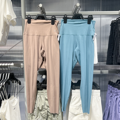 Nike耐克女装2025夏款包覆速干柔软高腰透气九分紧身裤DQ6016-233