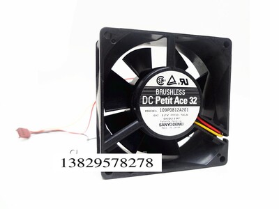 三洋 8032 12v 0.56A 8CM 双滚珠 机箱 电源散热风扇109P0812A201