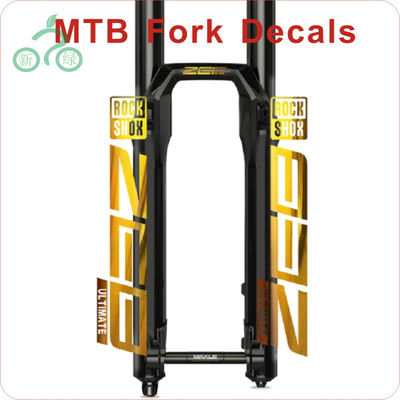 ROCKSHOX ZEB自行车前叉贴纸山地车前叉转印镂空装饰贴纸防水防晒