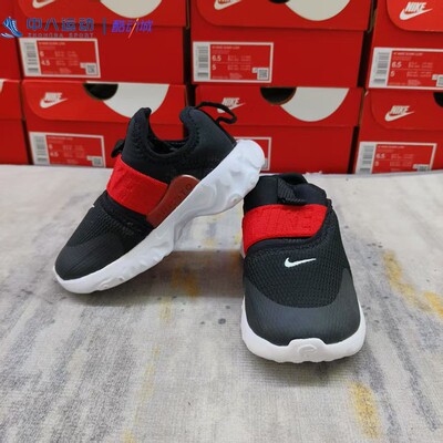 Nike耐克React Presto实拍防滑减震运动休闲一脚蹬童鞋CD6887-002