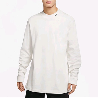 M码Nike耐克男子小勾针织圆领长袖春秋运动休闲打底衫DX5869-030