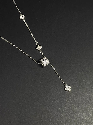 Vintage 古著【Fourleaf drum】项链.银