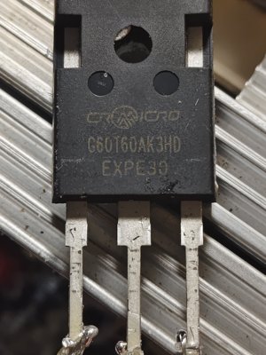 G60T60AK3HD 新能源汽车电脑三极管