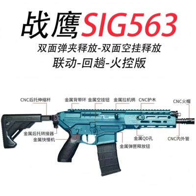 现货战鹰SIG563火控版软弹枪