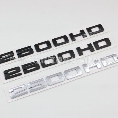 适用于雪佛兰 GMC 2500HD车标 ABS皮卡贴标 silverado车门贴标