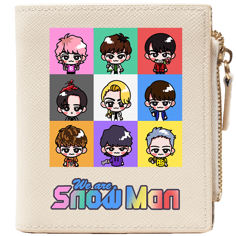 SnowMan同款应援周边零钱包学生