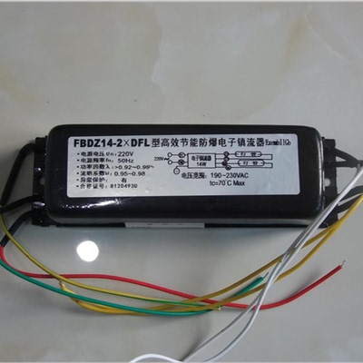 隔爆荧光灯整流器FBDZ14-2-DFL 防爆单脚灯高效节能电子镇流器