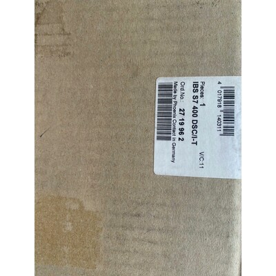 德国原装菲尼克斯2731102 2719962 IBS S7 400 DSC/I-T拍前请询价