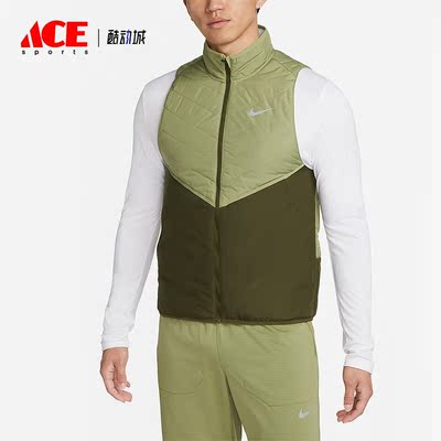 Nike/耐克正品新款男士反光立领保暖棉马甲DD5648-334