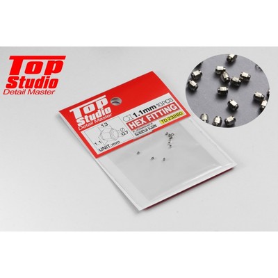 TopStudio TD23260  直径 1.1mm 六角接头 模型改造件