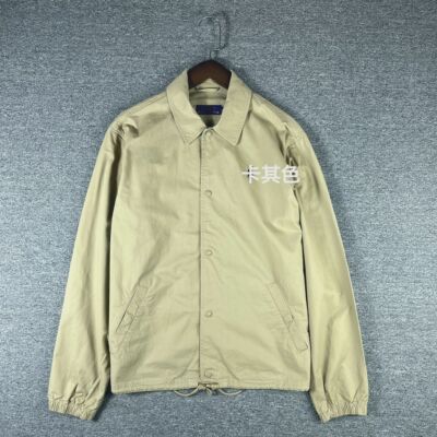 RL外贸美式春秋教练夹克休闲运动原宿美式街头嘻哈外套