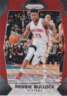 NBA帕尼尼球星卡Prizm1718普卡红波纹凑套#177雷吉-巴洛克