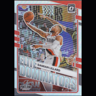 NBA球星卡2021Optic特卡银折Elite凑套#9利拉德