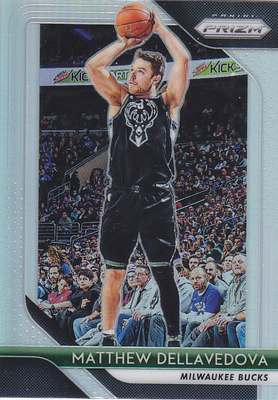 NBA球星卡panini1819Prizm银折#266马修-德拉维多瓦