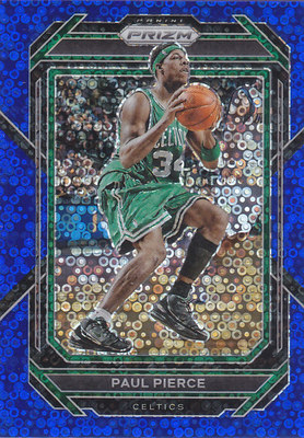 NBA球星卡2223Prizm普卡蓝泡泡折射150编凑套#272保罗皮尔斯