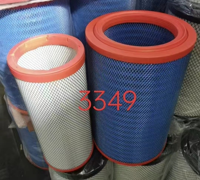 KLX-1463/1464空滤K3348/K3349PU空气滤芯适配同力通力宽体车875B