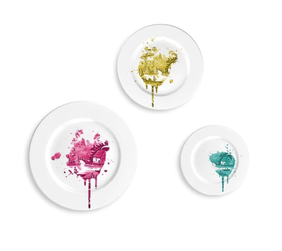 英国Mineheart Funky Undercover Antique Plates 时髦古董盘子