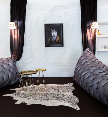 英国波斯仿皮多色可选地毯