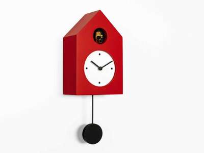 意大利Progetti咕咕钟Rockbird挂钟表家居装饰创意设计进口欧式