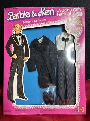 Barbie芭比肯娃娃新郎衣服配件