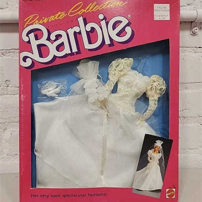 发 Barbie Private Collection Fashions 4507 1987 婚纱芭比衣服