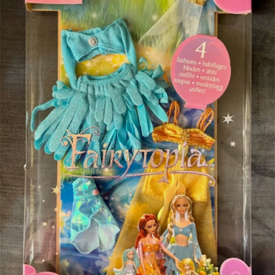 发 Barbie Fairytopia Fashions 2004 彩虹仙子芭比娃娃衣服配件