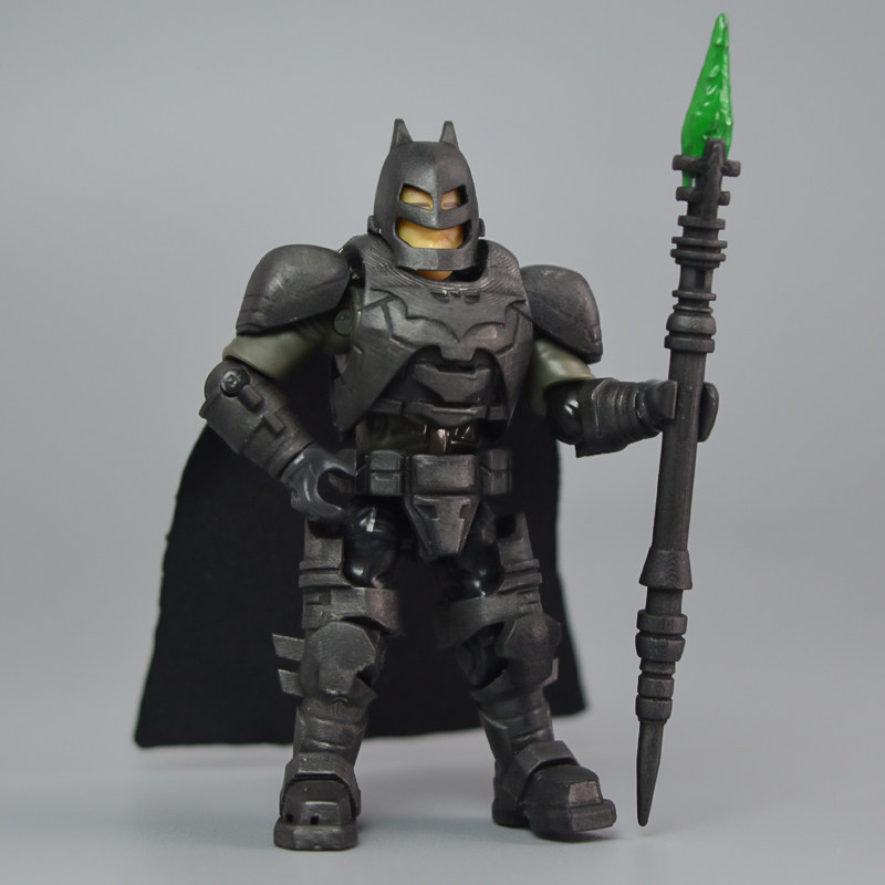 MOC 美家宝mega bloks 蝙蝠侠3D打印盔甲定制版