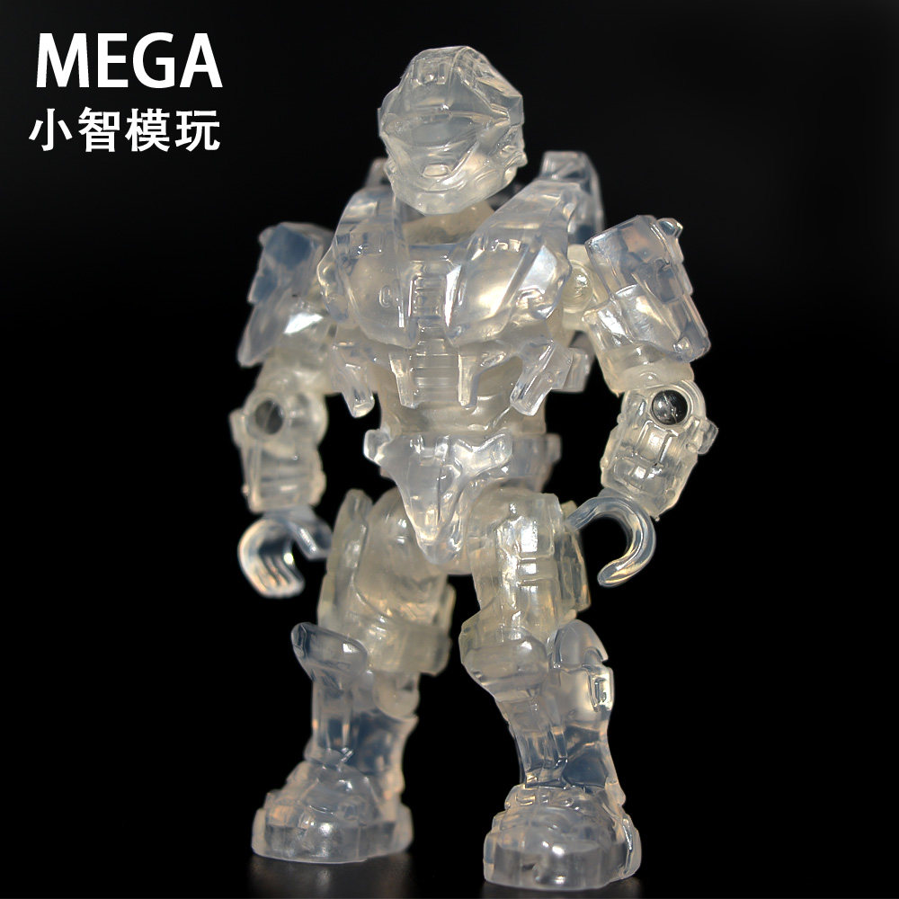 Mega bloks美家宝斯巴达士官长陆战队可动人仔