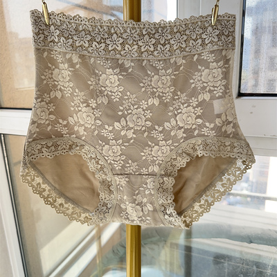 女士纯棉高腰收腹无痕内裤