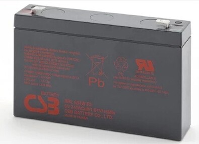 CSB蓄电池 HRL634W F2 UPS电瓶 6V34W 华为 EMC 服务器备用电源