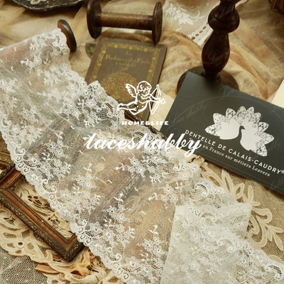 法国进口古法列维斯蕾丝leaves lace手工DIY高定法蕾丝花边-325