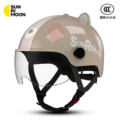 SUNRIMOON电动车头盔3C认证帽子