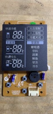三星冰箱 BCD-225MJV 原装 显示板操作板控制板 DA41-00398A