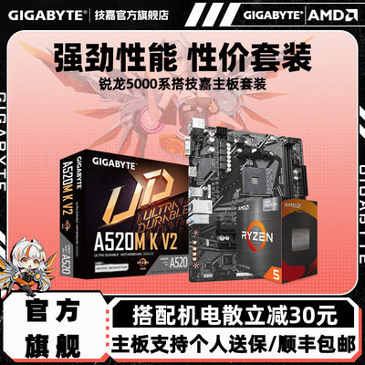 技嘉AMD5000系主板CPU套装
