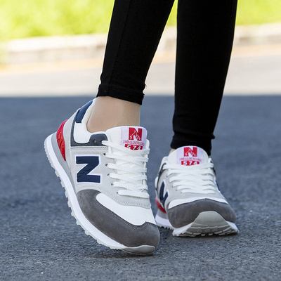 2024新款百伦秋冬男士N字休闲运动鞋女士百搭跑步情侣潮款登山鞋