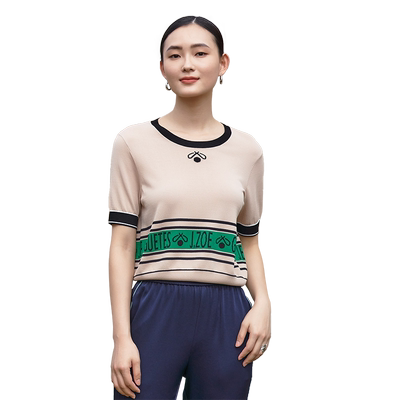 歌蒂诗夏季针织短袖上衣