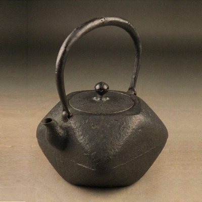 北京现货 日本南部老铁壶 切子型   铃木主善堂 盛久同宗