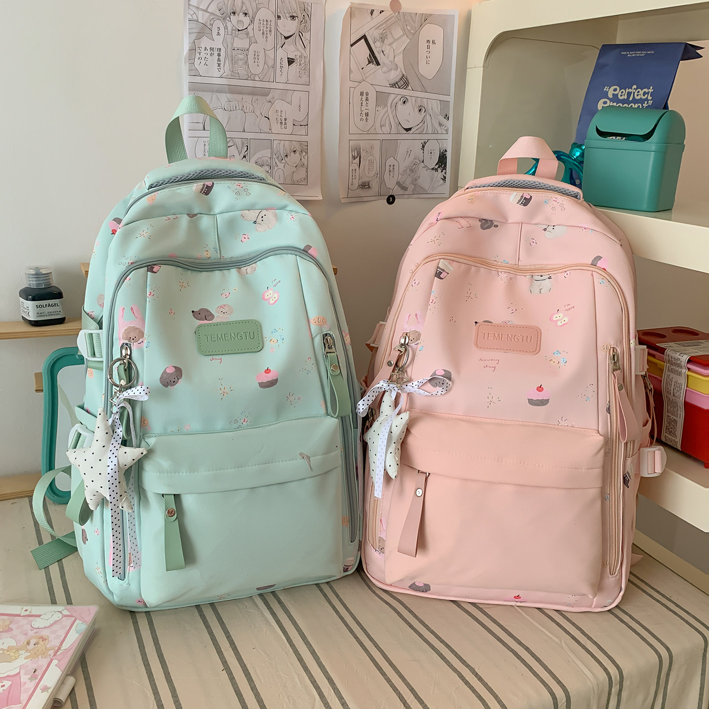 书包女孩小学生三到六年级可爱小狗背包初中生减负大容量双肩包女