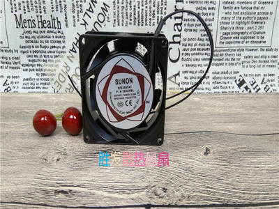 8CM8025 220V 静音机箱散热风扇 SF23080AT全铜线双滚珠轴流风机