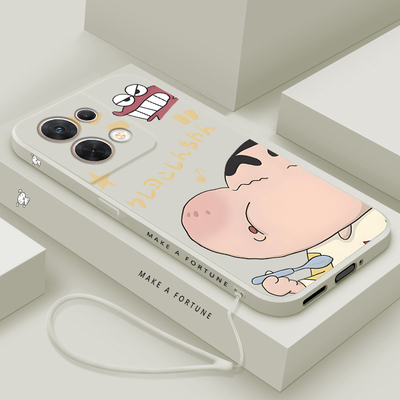 适用opporeno8手机壳新款reno8pro液态硅胶软壳pr0男女生Reno8pro+镜头全包防摔保护套por十超薄卡通时尚小新