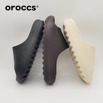 Oroccs椰子鞋女明星同款夏季厚底增高网红爆款健身休闲运动拖鞋