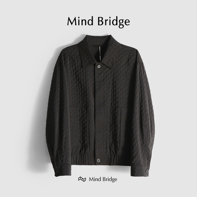MindBridge翻领春宽松休闲夹克潮