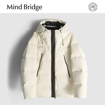 MindBridge90鸭绒/防风保暖/冬季户外休闲运动加厚连帽羽绒服MAAR