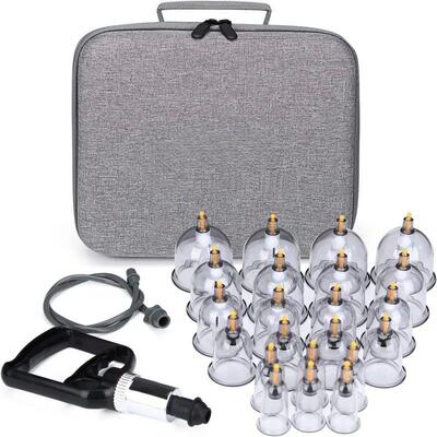 速发Cupping+Therapy+Set+Vacuum+Cupping+Set+Suction+Cups+Mass