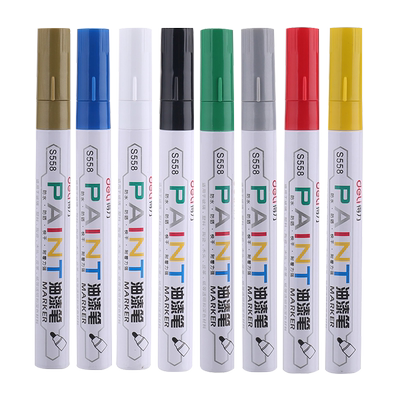 得力s558油漆笔12支整盒