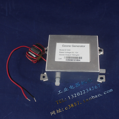 Ozone Generator E1000 一体化臭氧发生器 模块 杀菌消毒用 12V